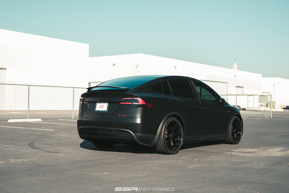 Model X P100D - Wrapped Satin Black – SSR Performance